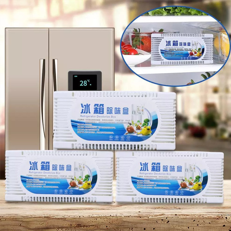 Refrigerator Deodorant Fridge Deodorizer Box Bamboo Charcoal Odor ...