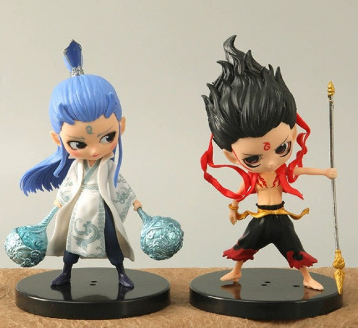 JiaYe--Nezha Figure Ornaments Nezha Movie Figure Nezha AoBing Blind Box ...