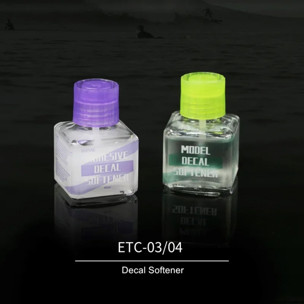 DSPIAE ETC-03/04 Decals Softener Glue Adhesive Assembly 40ML Model ...