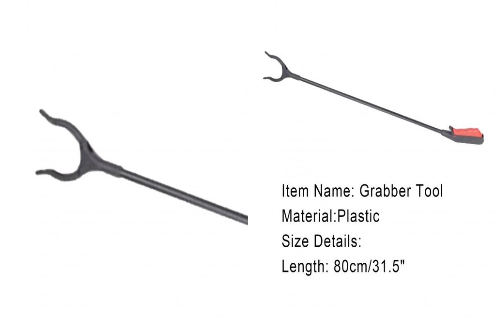 [WX] Grabber Tool Long-Handle Picker Garbage Tong Picking Clamp Long ...