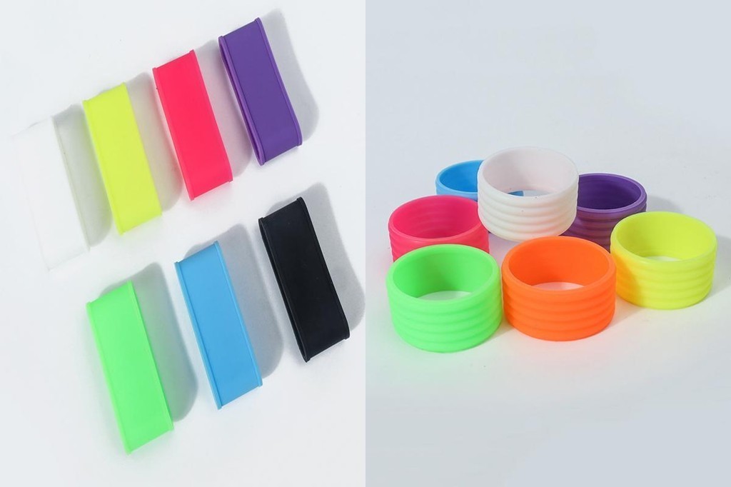 [Ma] Silicone Racket Band Anti-slip Paddle Band 2pcs Anti-slip ...