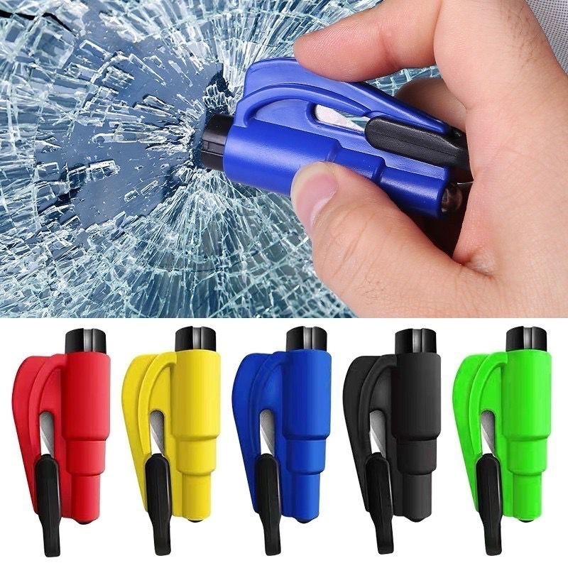 Glass Window Breaker Mini Emergency Escape Hammer Window Breaker Key ...