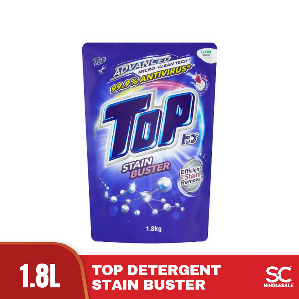 Top Liquid Detergent Stain Buster Refill 1.8L | Shopee Malaysia