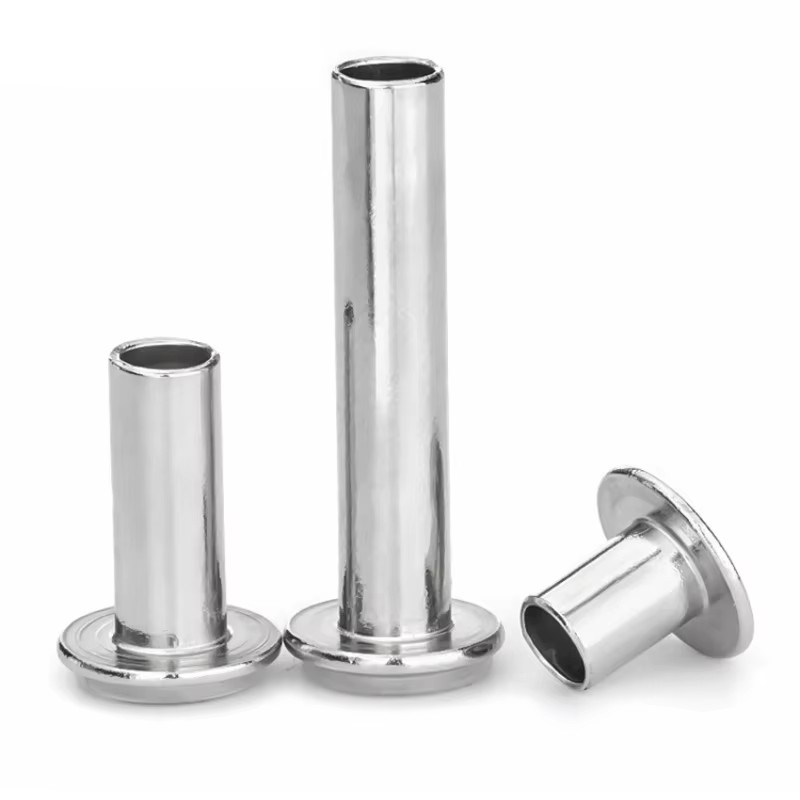 M6 M8 M10 304 Stainless Steel Flat Round Head Semi-Hollow Core Rivets ...