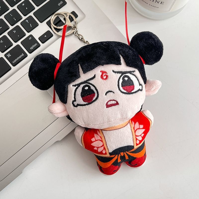 Ready Stock Magic Boy Little Nezha Plush Pendant Bag Pendant Movie ...