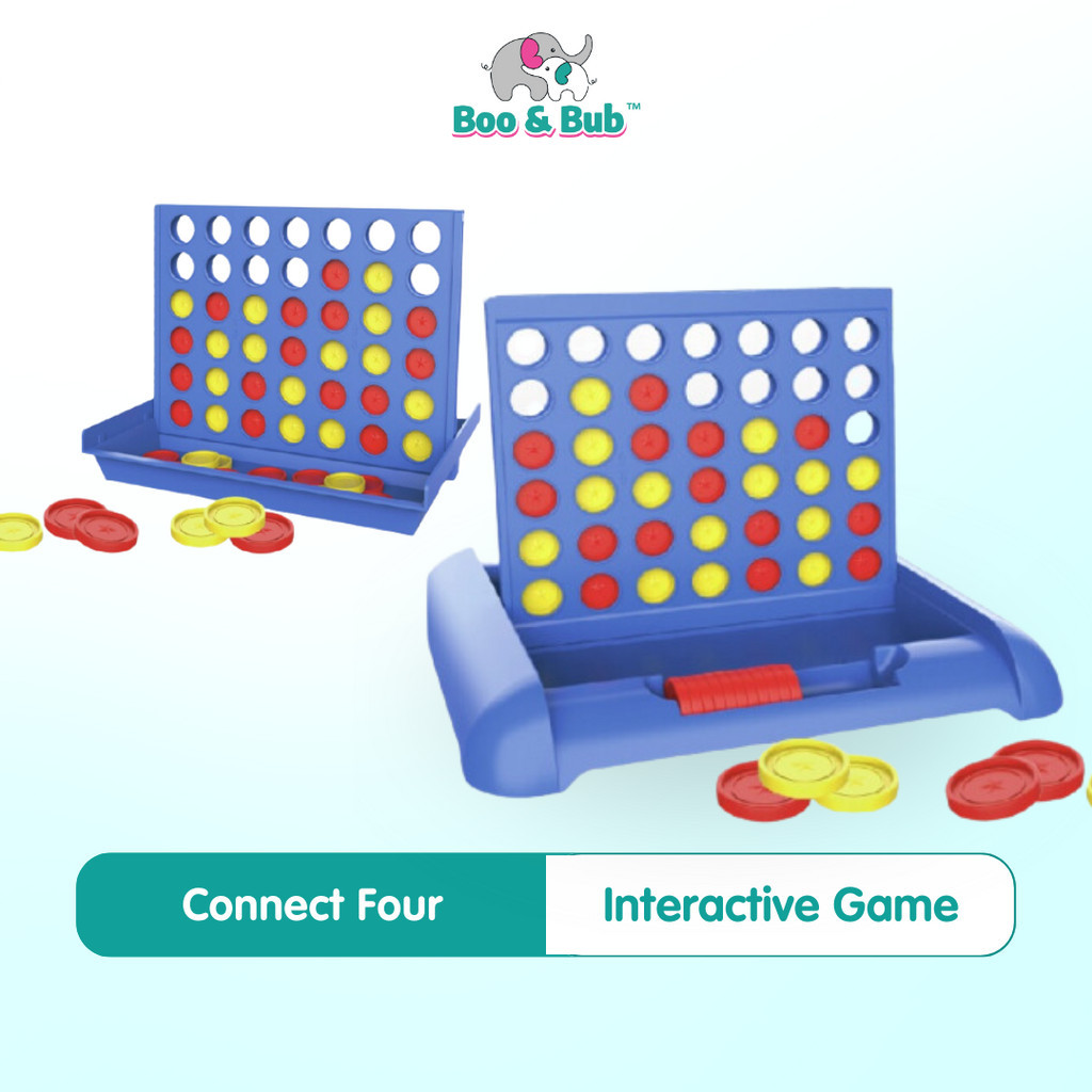 Boo&Bub™ Connect Four | 4 In A Line Board Game Children Educational ...