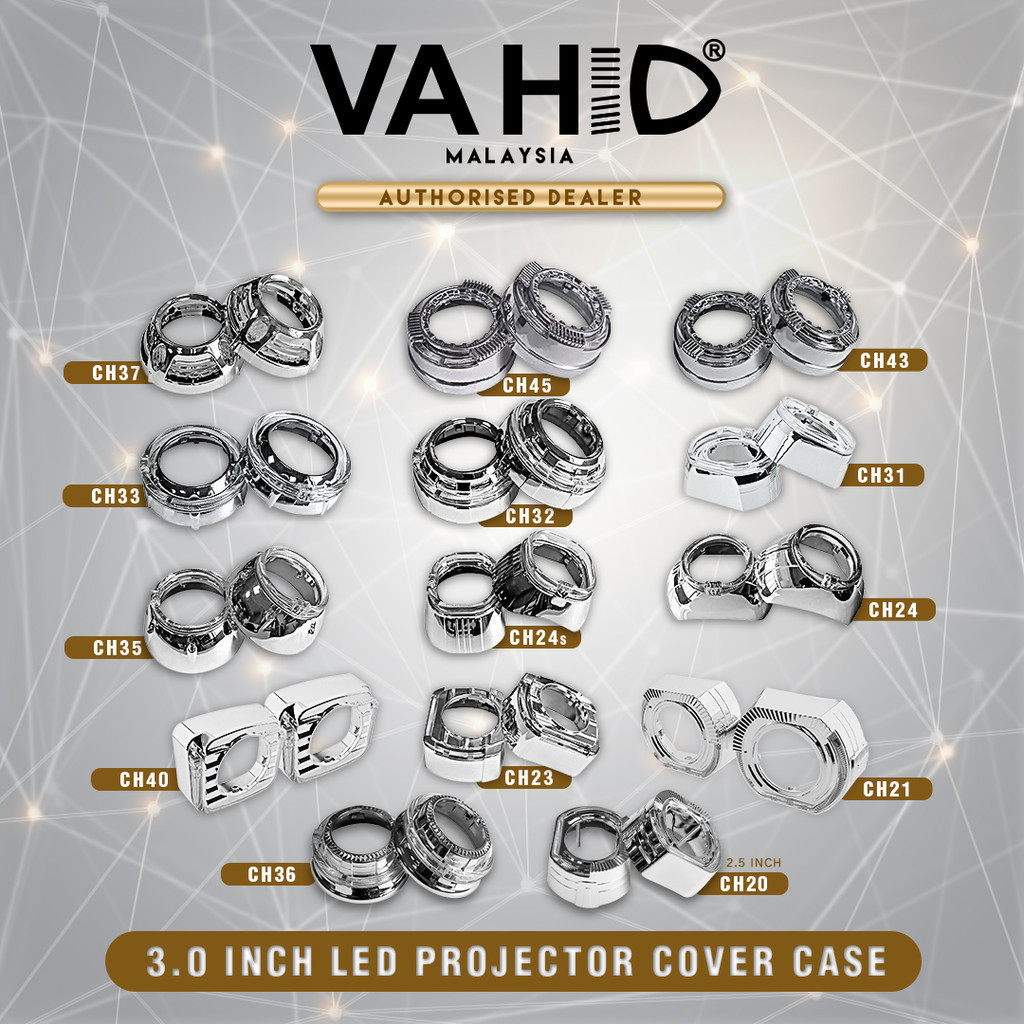 Car Projector Casing HID Bi-Xenon Projector Lens Headlights Shroud Car ...