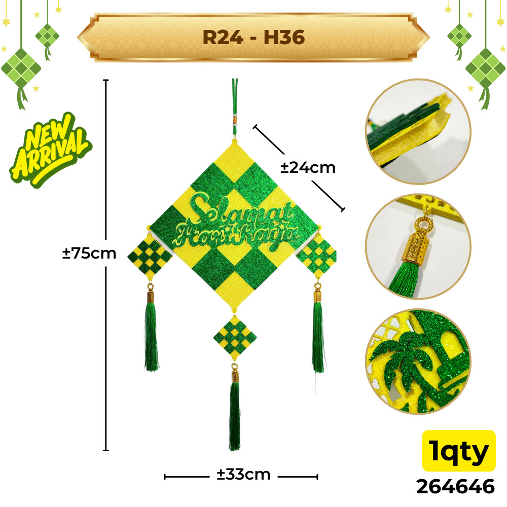SUPERSAVE Selamat Hari Raya Banner Decoration Hiasan Pintu Rumah ...
