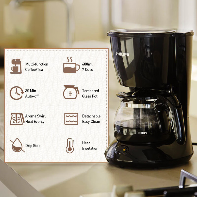 Philips Coffee Pot Coffee Maker American Coffe Pot Multi-function Pot ...