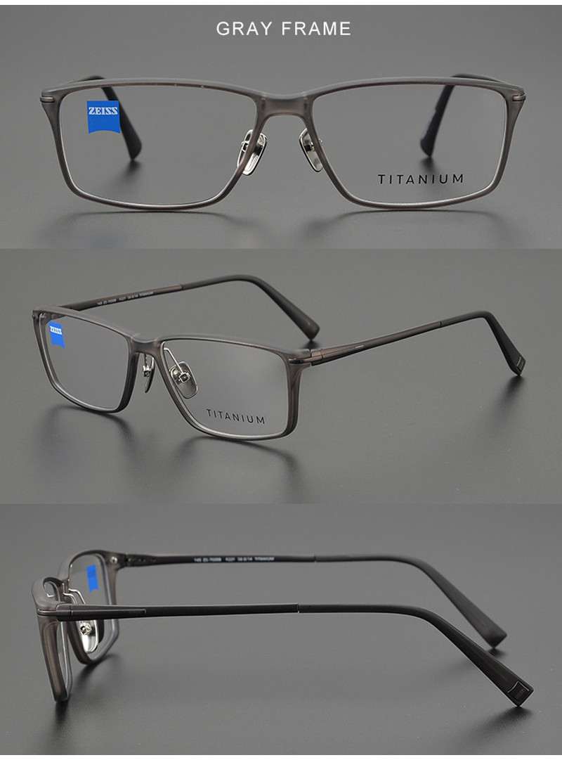 ZEISS Spectacle Frame ZS75008 Pure Titanium Leg Light-weighted Frame ...