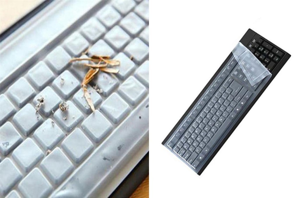 GRE- 1Sheet PVC Keyboard Cover for Office Keyboard Membrane Protector ...