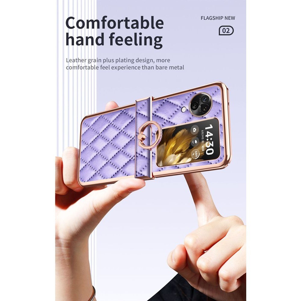 Bumper Simple Leather Casing for OPPO Find N3 Flip N2 Flip Foldable ...