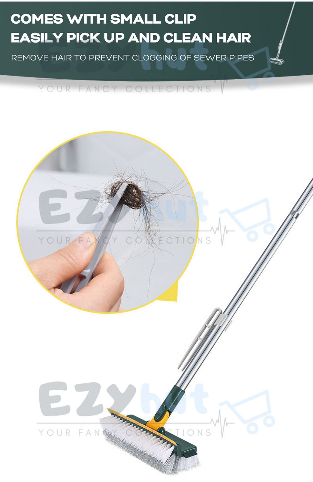 New 3 In 1 V Shape Scraper Brush Crevice Brush Cleaning Brush ...