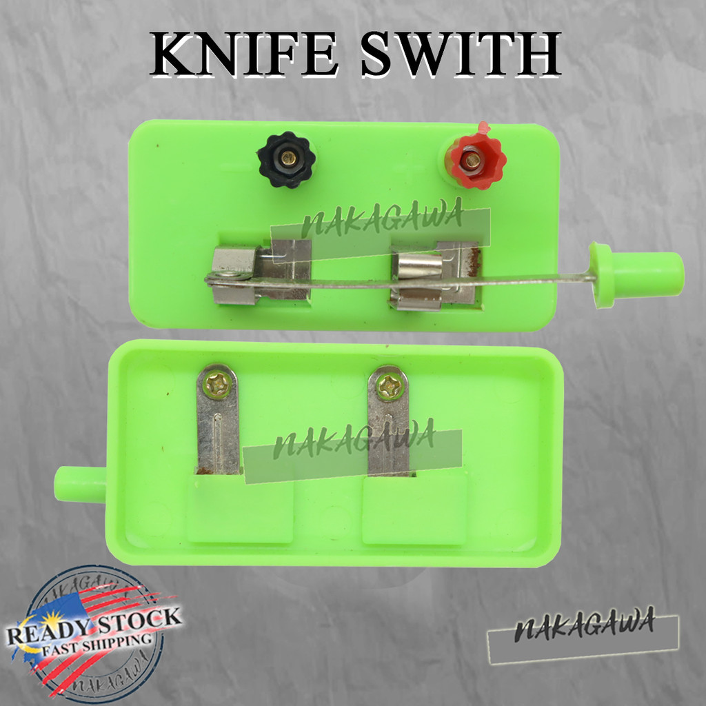 FOR STUDENT SCHOOL PROJECT SWITCH PISAU SUIS PISAU KNIFE SWITCH, SINGLE POLE SINGLE THROW SPST ...
