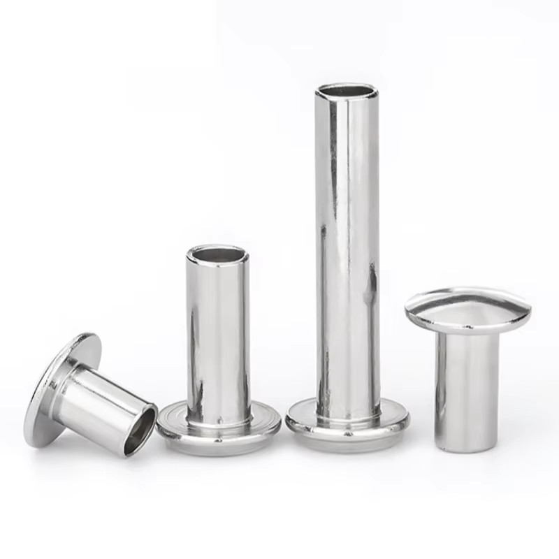 M4 M4.5 M5 304 Stainless Steel Flat Round Head Semi-Hollow Core Rivets ...