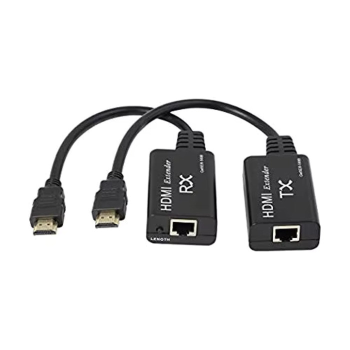 60M HDMI Extender over Single Cat5e/6 1080P HDMI to RJ45 Network LAN ...