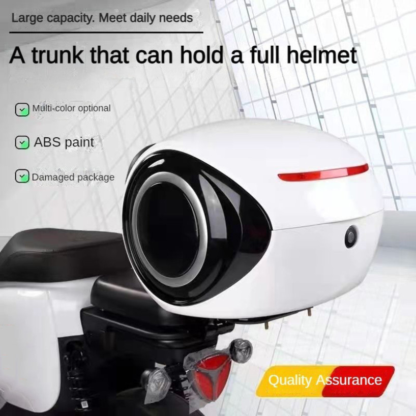 Top Box Alien Siput Motorcycle 45L 35L Black White Waterproof Box Motor ...