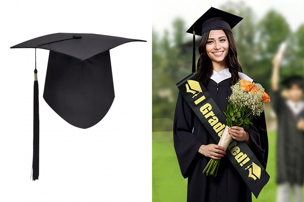 Graduation Shawl Graduation Attire Class of 2025 Graduation Cap and ...