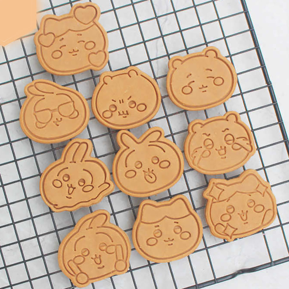 Cartoon Chiikawa Cookie Mold DIY Cookie Press Cookie Baking Tool ...