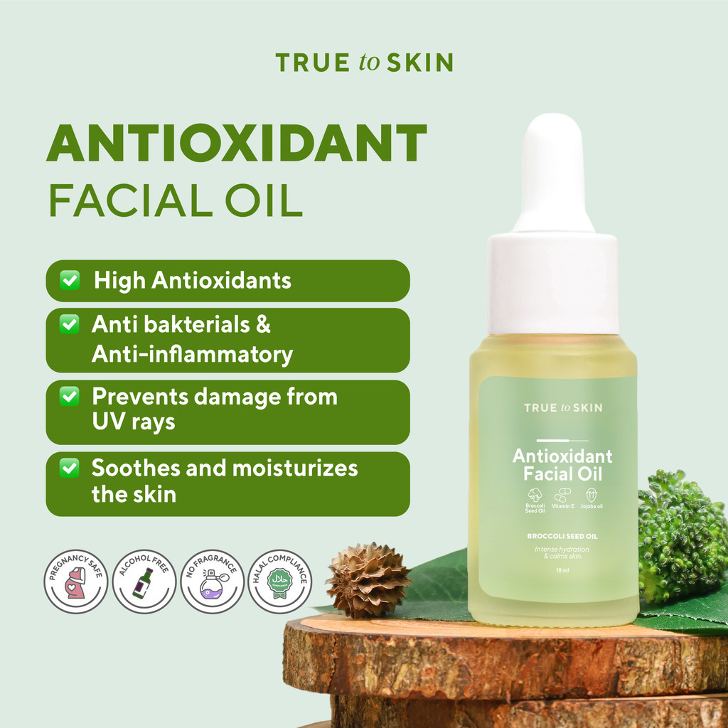 [EXP: 11/2025] True to Skin Broccoli Antioxidant Facial Oil (20ml) | Shopee Malaysia