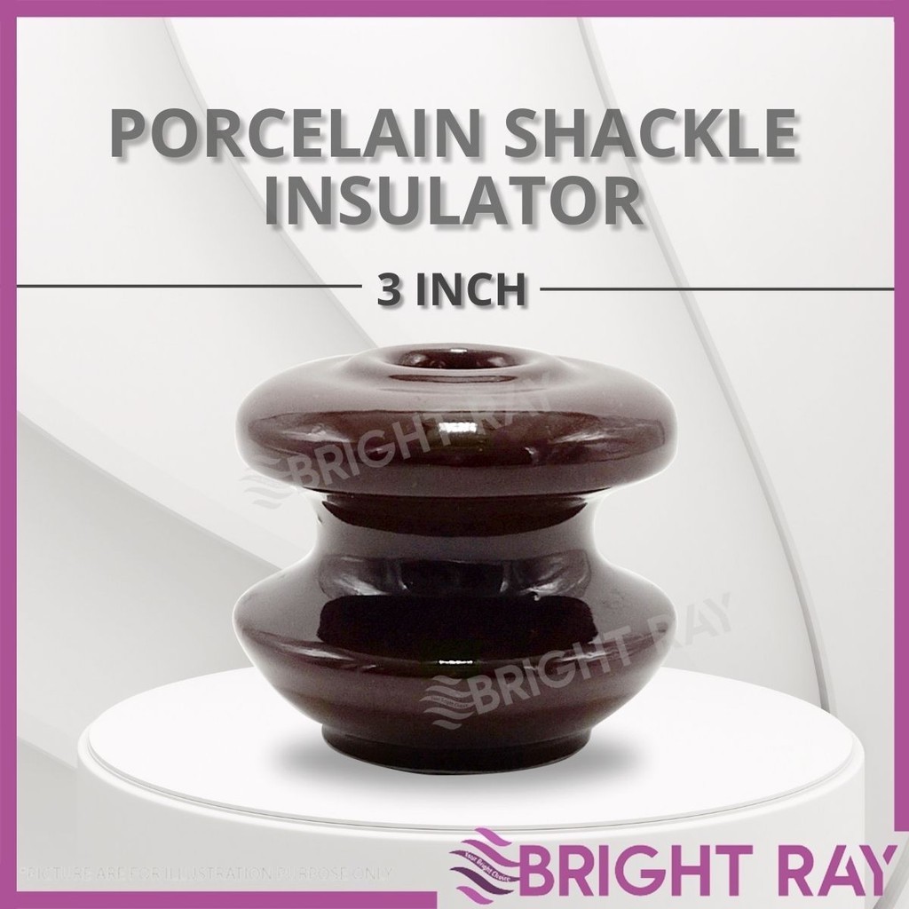 3" Shackle Insulator Porcelain Insulate Conductors Electrical Used In ...