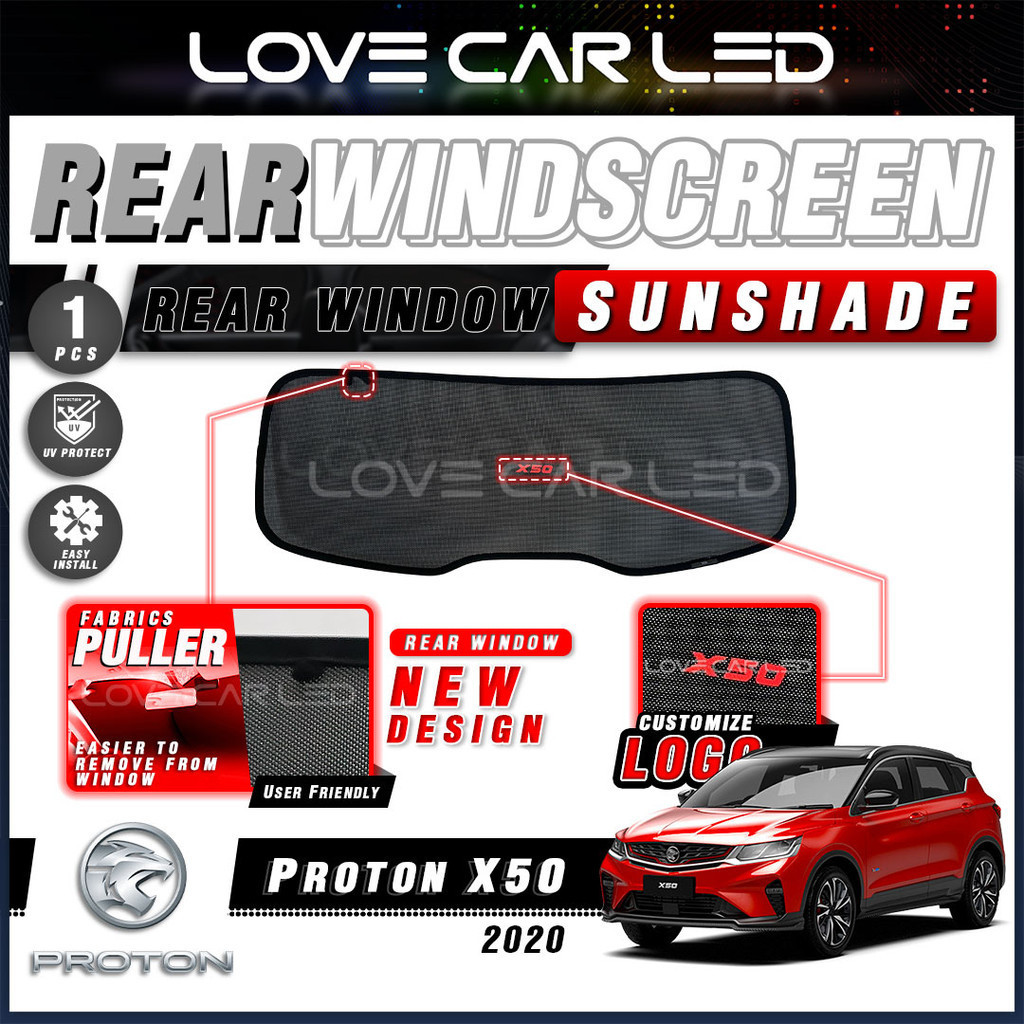 1Pcs PROTON X50 Rear Windscreen Rear Window Sunshade Sun shade | Shopee ...