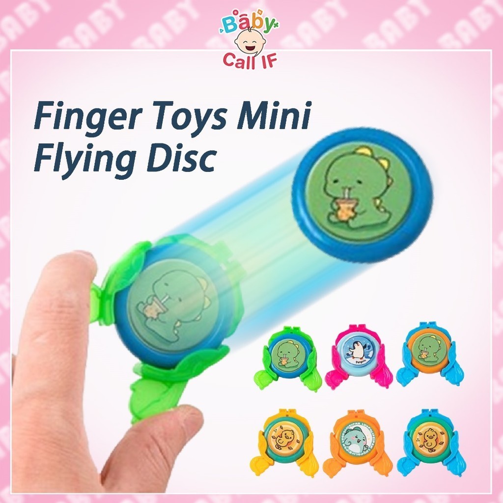 Colorful Shooter Finger Toys Mini Flying Disc Shooter Children’s Toys ...