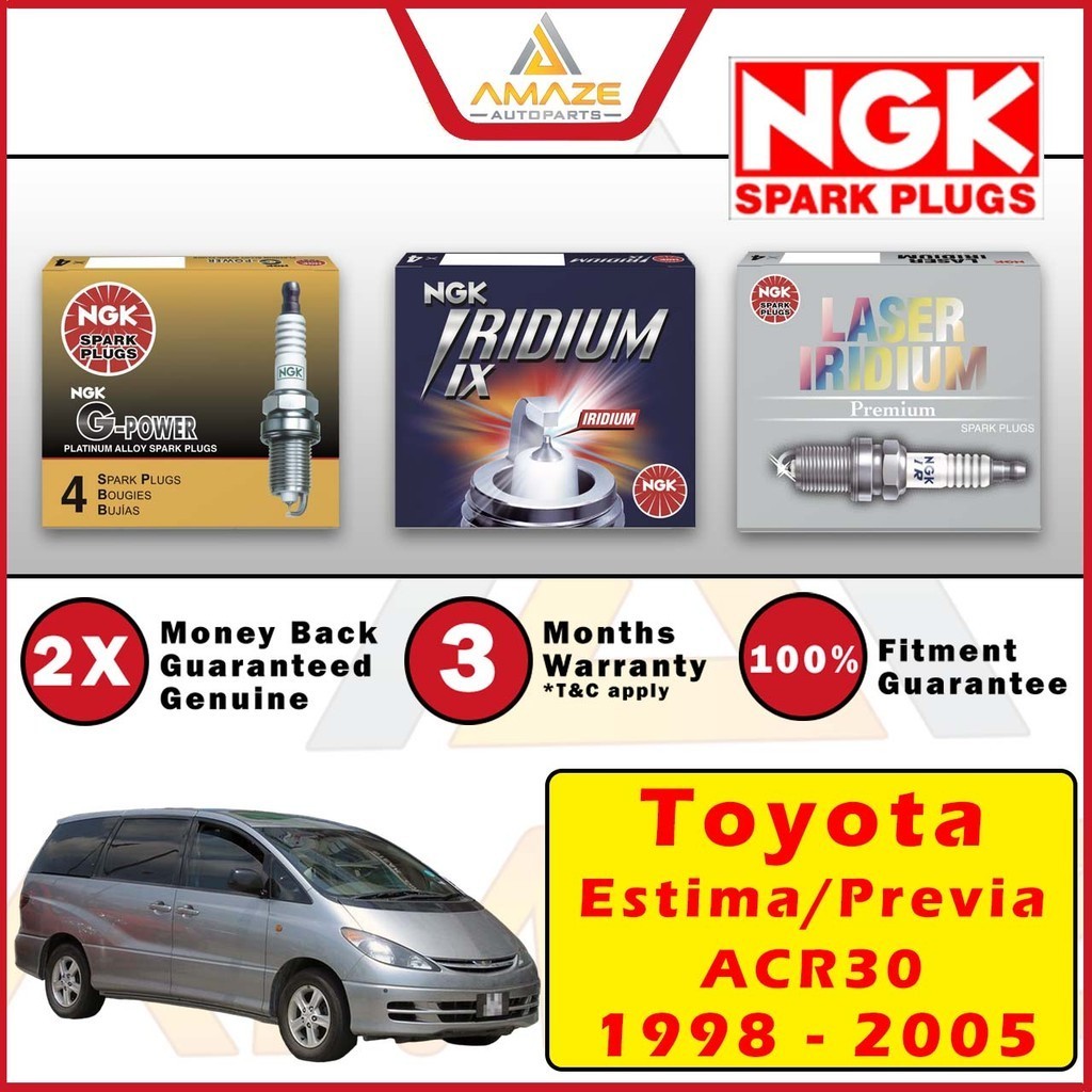 NGK Spark Plug (G-Power Platinum/ Iridium IX/ Laser Iridium) for Toyota ...