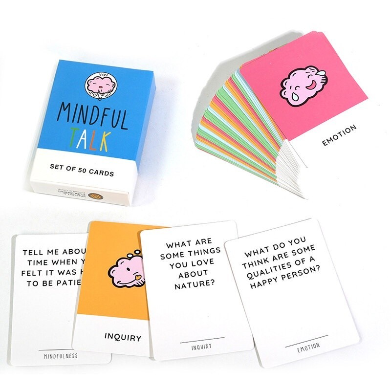 MINDFULNESS GAME FOR KIDS: MINDFUL TALK CARDS | Shopee Malaysia