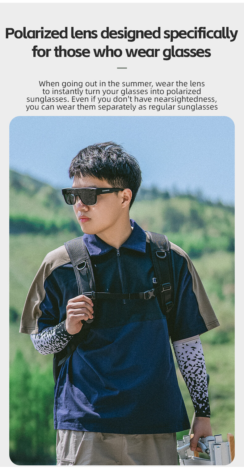 【MY Delivery】ROCKBROS Sunglasses Polarized Unisex Anti-UV 400 Outdoor ...