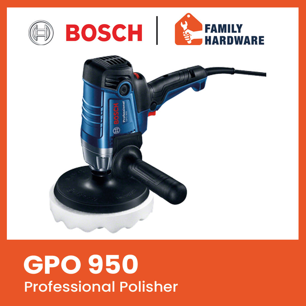 BOSCH GPO 950 Professional With Supporting Disc Auxiliary Handle ...