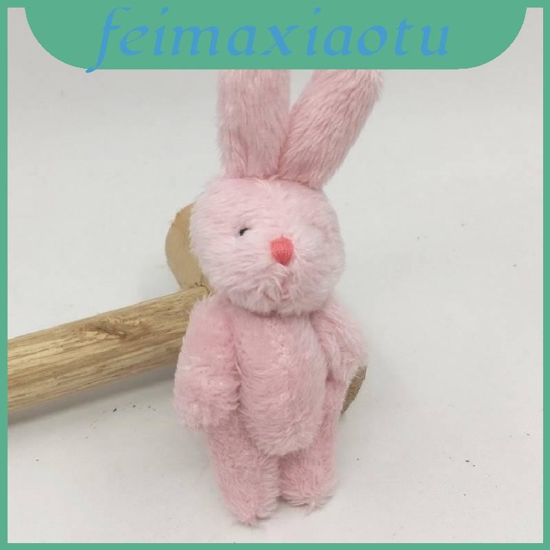 Rabbit Jointed Plush Teddy Bear Miniature Diy Decor Clothing Gift Box ...