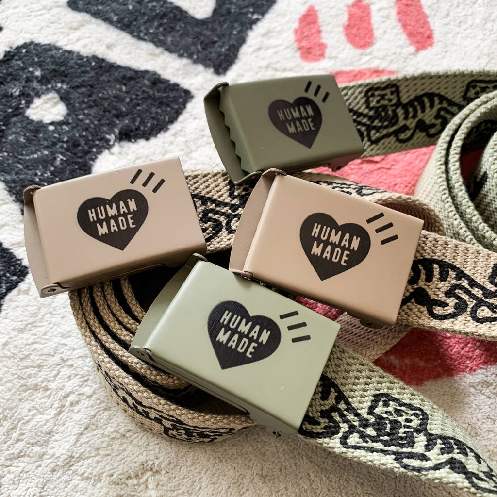 HUMAN MADE Nigo Green Love Japanese Couple Student Simple Iron Head ...