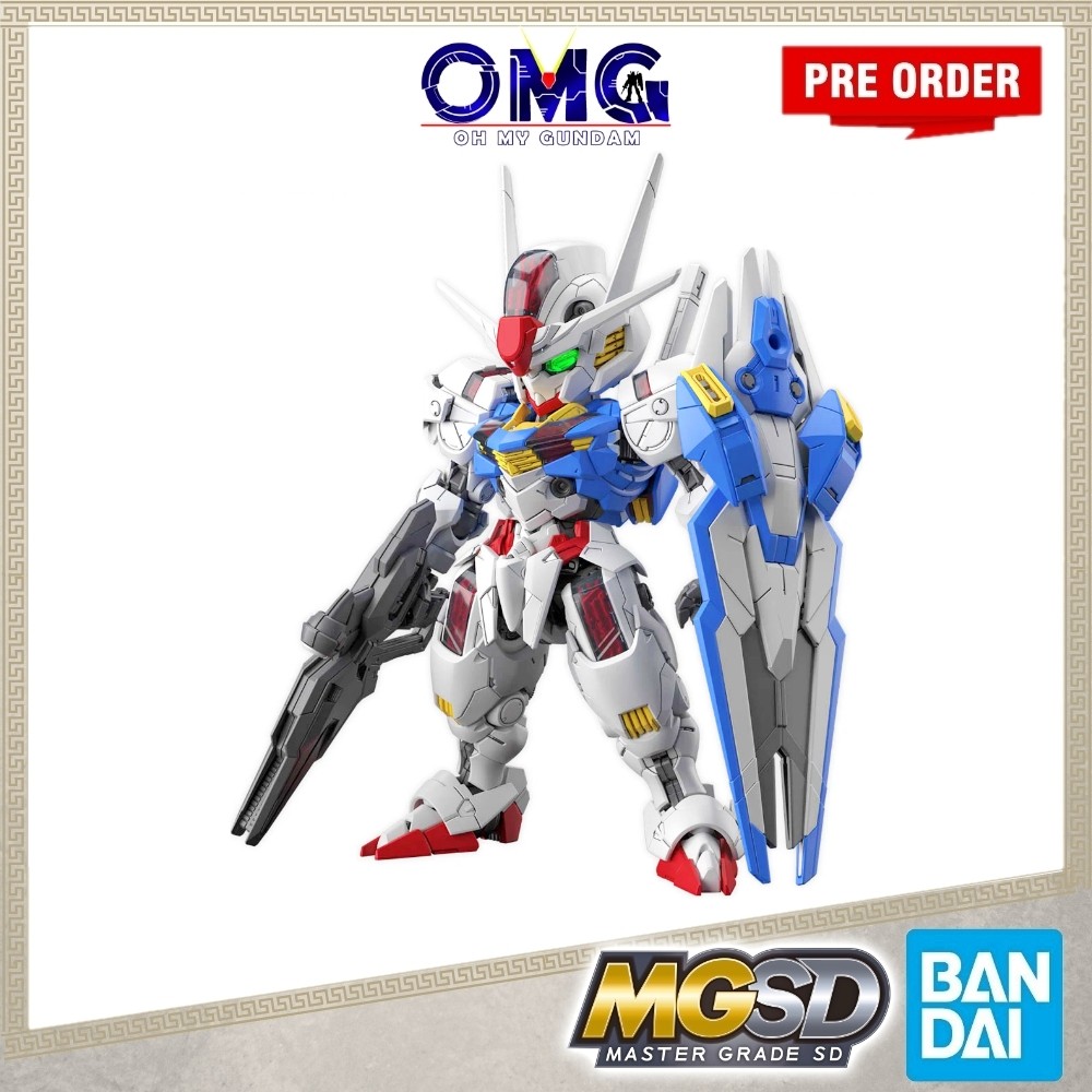 [OMGPO Aug 2025] Bandai MGSD Gundam Aerial 68846 MG Aerial SD Aerial The Witch from Mercury MG ...