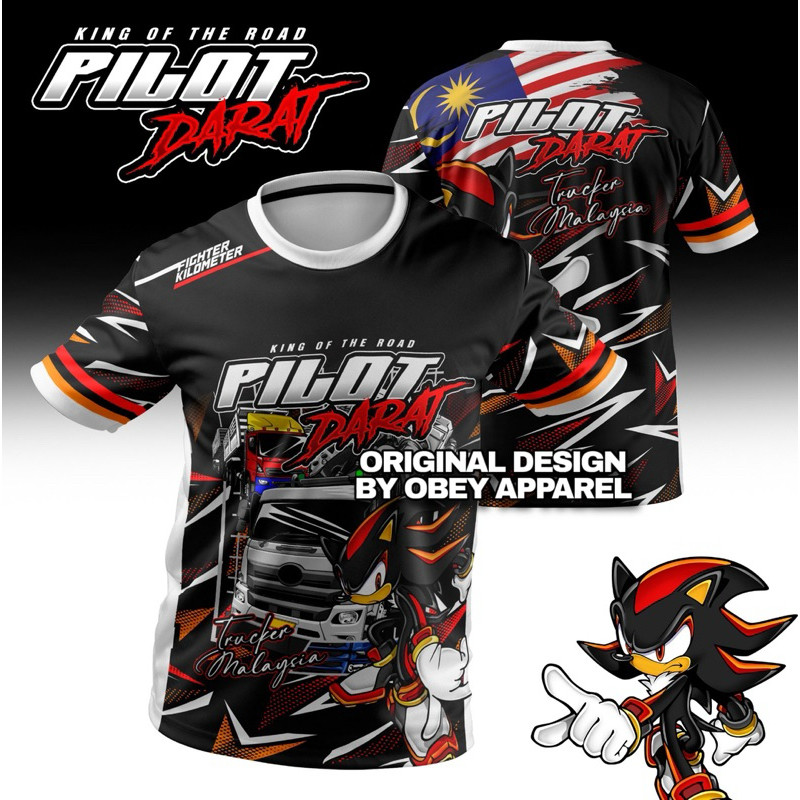 King Of The Road Pilot Darat 2025 Sublimation Tshirt • Baju Pilot Darat ...