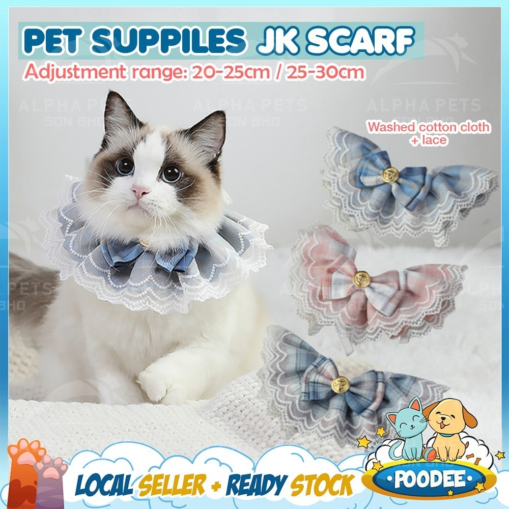 POODEE Pet Scarf Maid Neckerchief Bandana Collar New Adjustable Pet ...