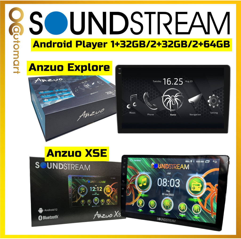 [Installation Provided] Soundstream Anzuo XSE QLED Anzuo Explore Car ...