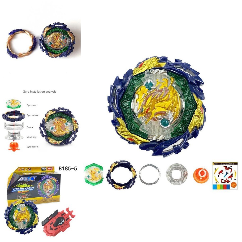 Beyblade Colorful Burst B-185 Vanish Fafnir Tapered Kick-3 Toy With ...