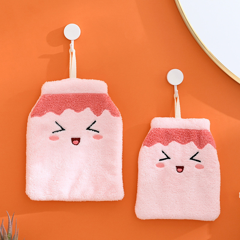 Cartoon Hand Towel Bread French Fries Egg Design Creative Kitchen ...