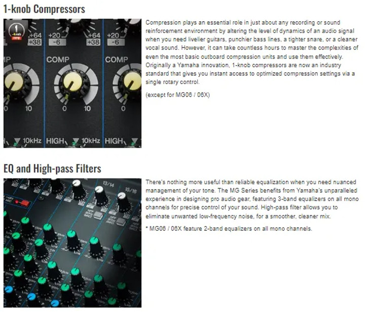 Yamaha MG12XU 12-Channel Analogue Mixing Console Mixer with USB Audio ...