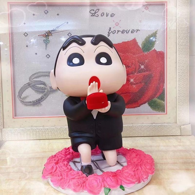 Crayon Shin-Chan Proposal Figure 1: 1 Large Ornaments Anime Nohara ...