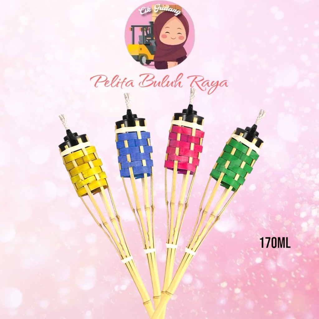 90cm Pelita Buluh Raya | Bamboo Light Pelita Buluh Minyak Tanah | Lampu ...