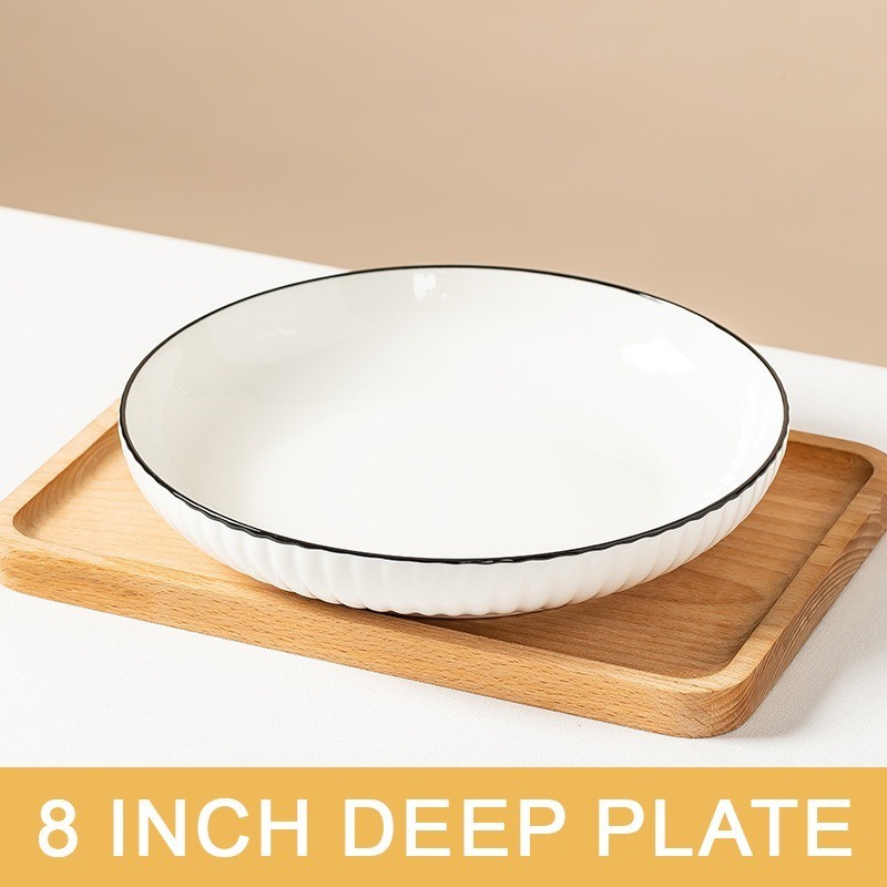 YAMADA Japanese Style Nordic Premium Ceramic Dinnerware Dinner Set ...