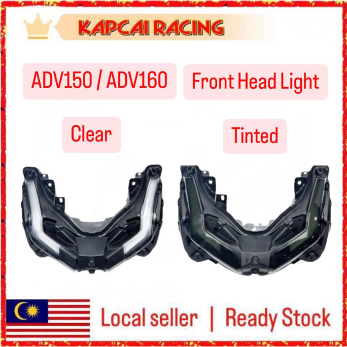 HONDA ADV150 ADV 150 ADV160 ADV 160 FRONT HEAD LIGHT HEAD LAMP CLEAR ...