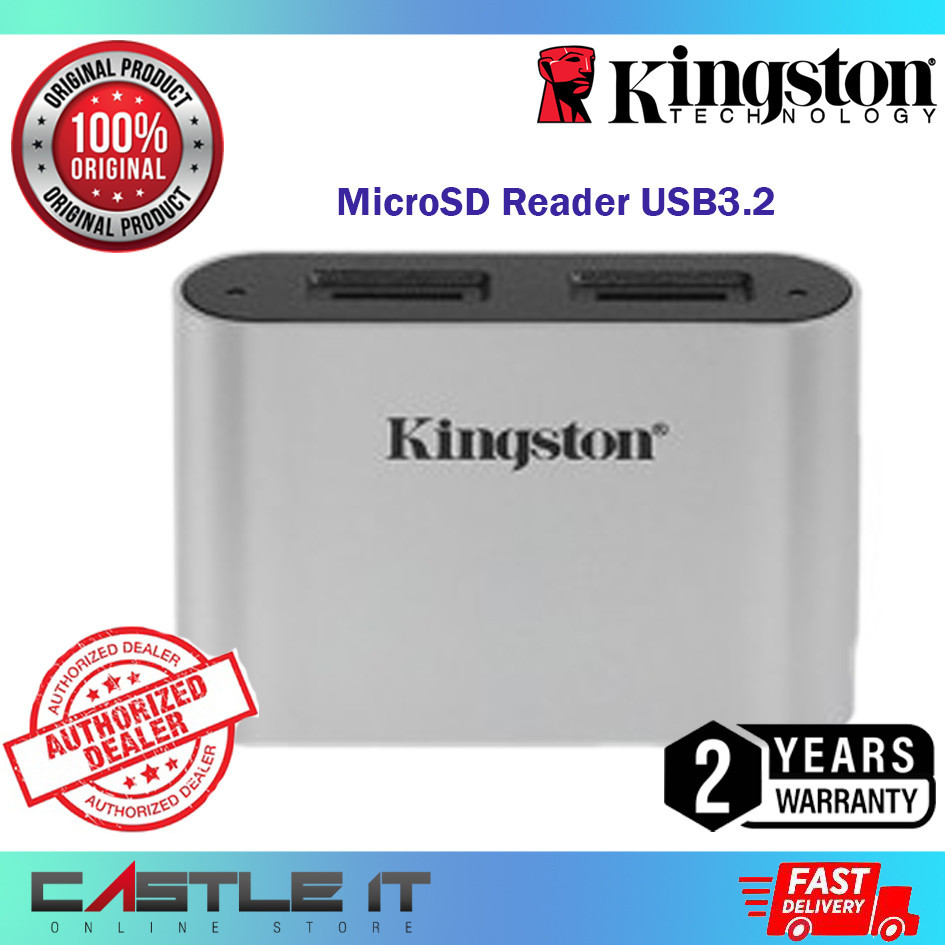 Kingston Workflow microSD Reader USB3.2 USB-C Card Reader (WFS-SDC ...