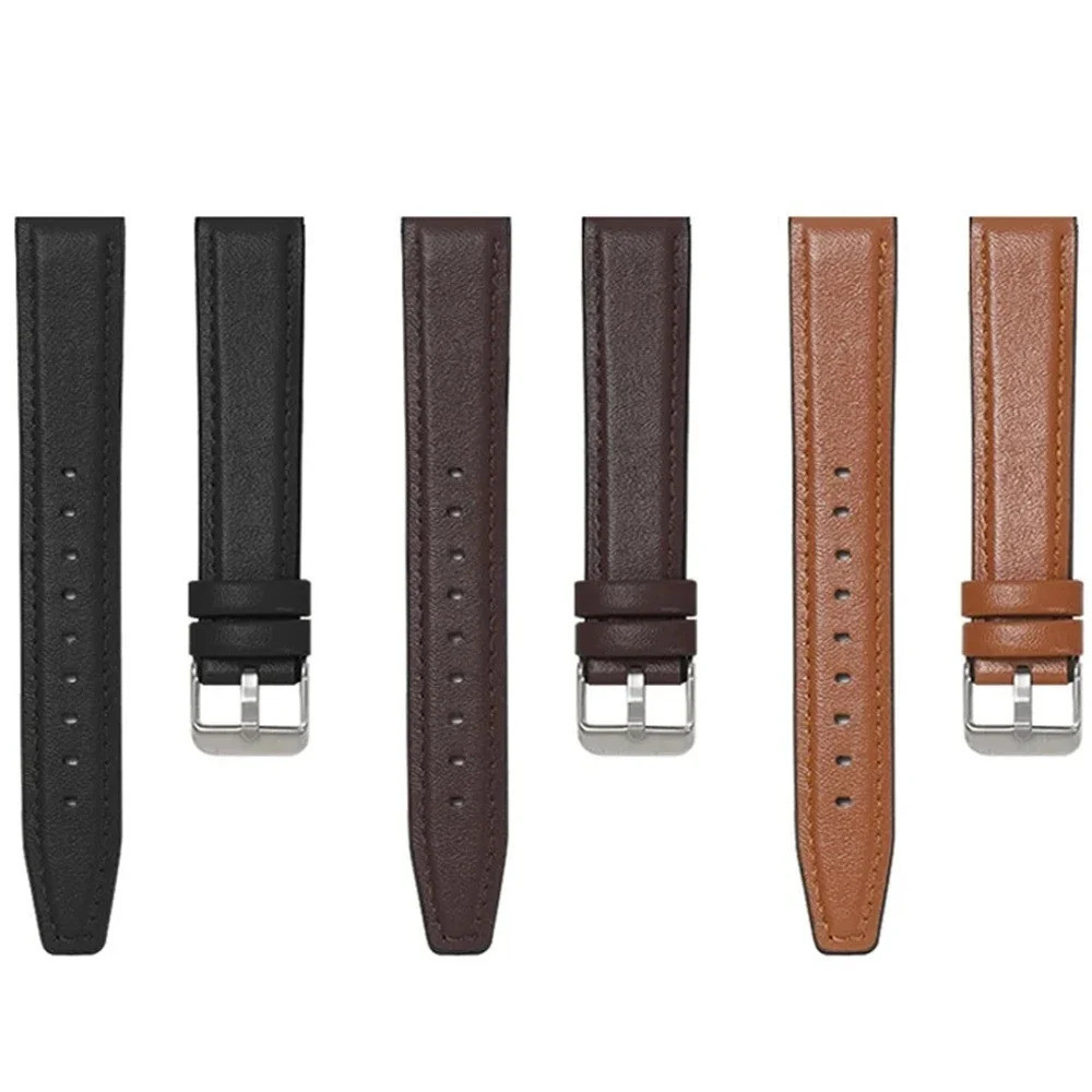 Leather Silicone Straps For Huami Amazfit BIP 5 GTR 4/GTR3 Pro 2e 47mm ...