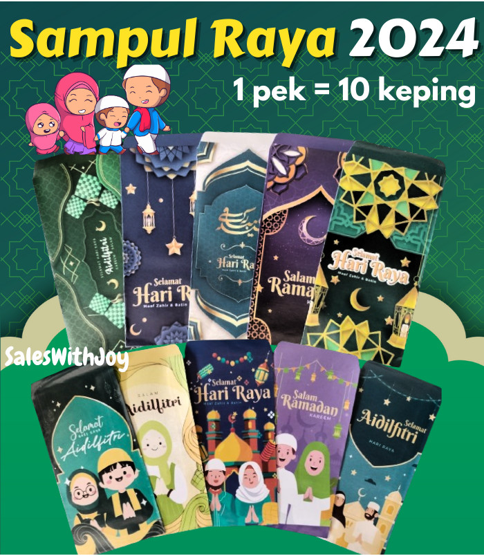 【RAYA 2025】SalesWithJoy Sampul Duit Raya 2025 Green Envelope Money ...