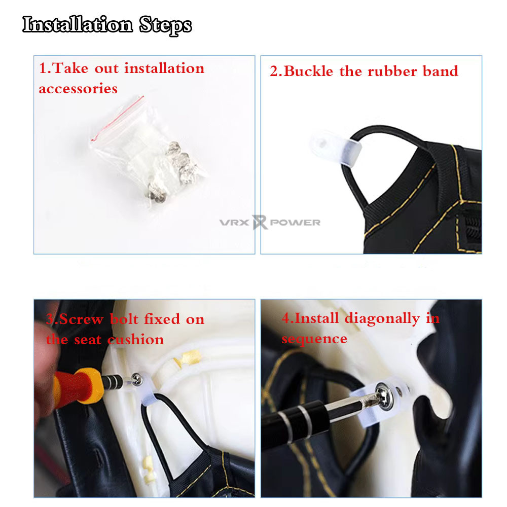 For YAMAHA XMAX 300 250 Motorcycle Underseat Storage Zipper Pocket PU ...