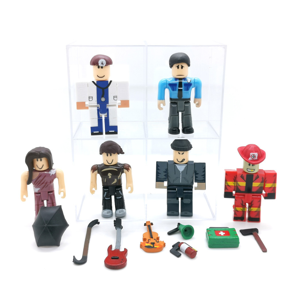 Roblox Miniature Figures Set Block Minecraft Survival Game Collection ...