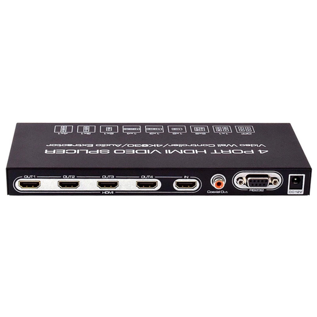 4K 2x2 Video Wall Controller Multi Screen Splicing Processor 2 3 4 TV ...